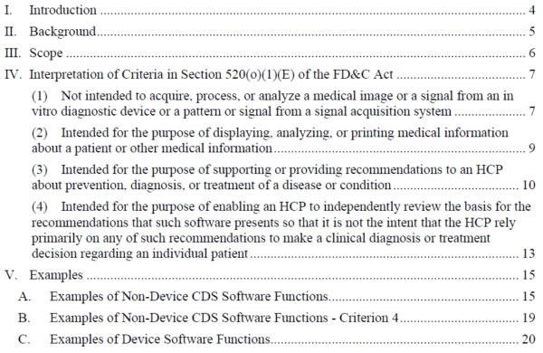 FDA’s Clinical Decision Support Software Guidance | Rook Quality Systems